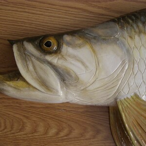 Megalops Atlanticus, Tarpon, Silverfish, 36-40 Inches 3D Wall Wooden ...