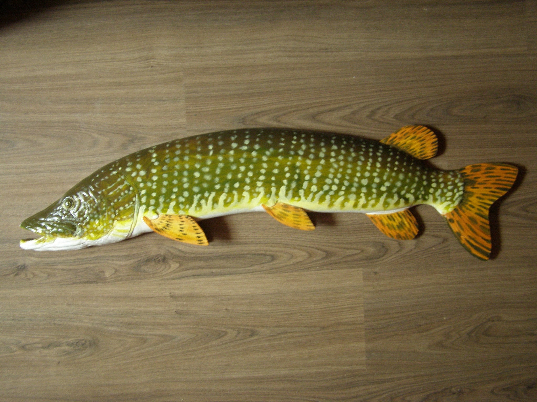 Northern Pike, Esox Lucius, Pike, 36-40 Inches 3D Wall Wooden Fish, One ...