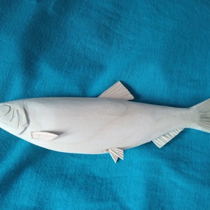 Herring, Alose, Shad, 5-10 Inches 3D Wooden Fish Blank, Both Sides ...
