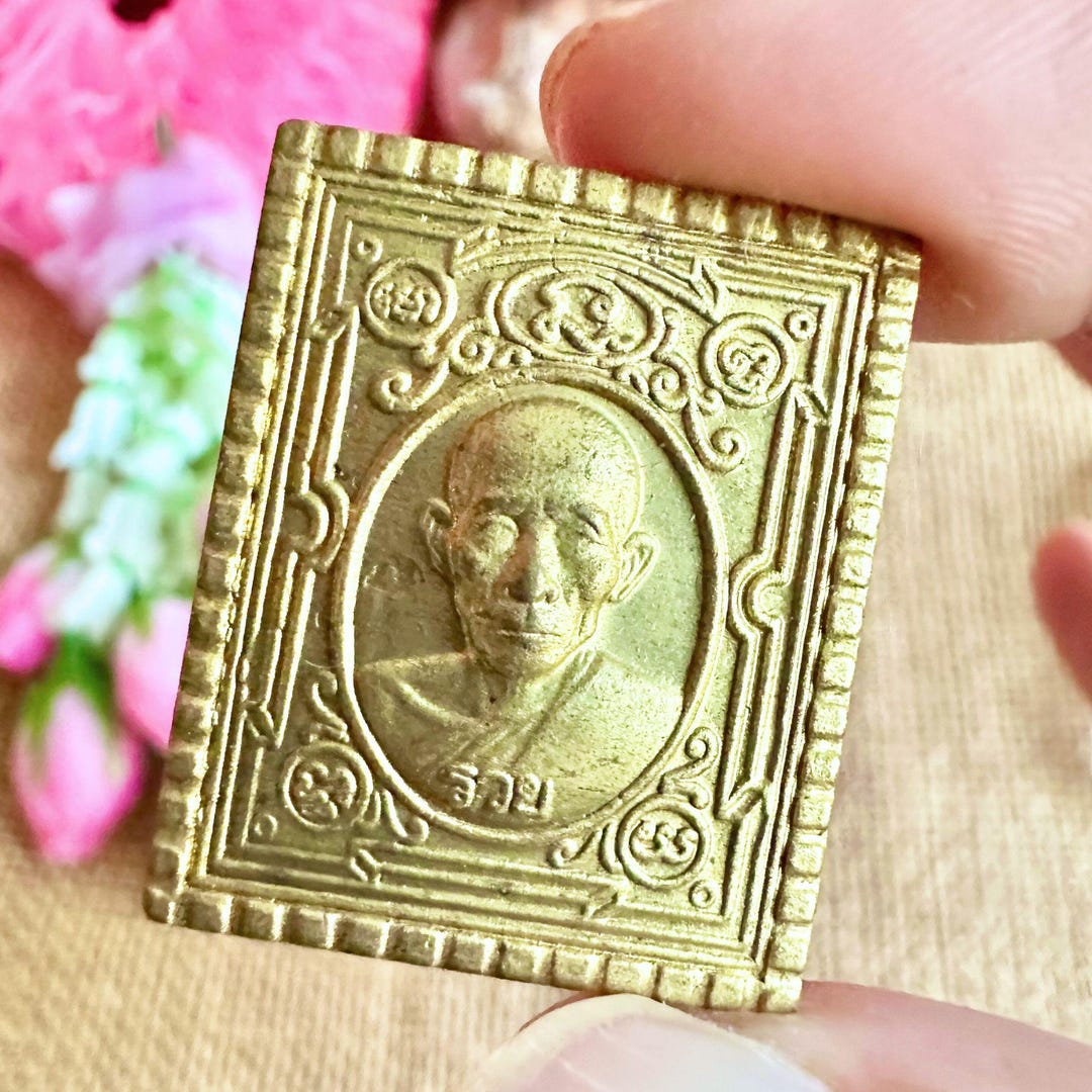 Luang Por Ruay Pasathiko, Stamp Coin, Kathin Model, Year 1998, at Tako ...