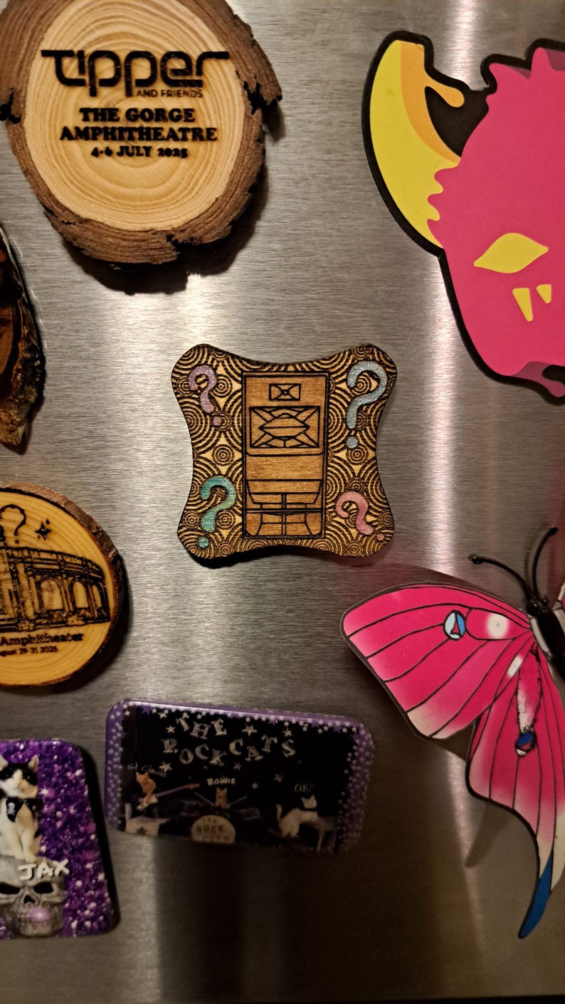 Tipper Inspired Funktion One Custom Laser Engraved Magnet, Trippy Art ...