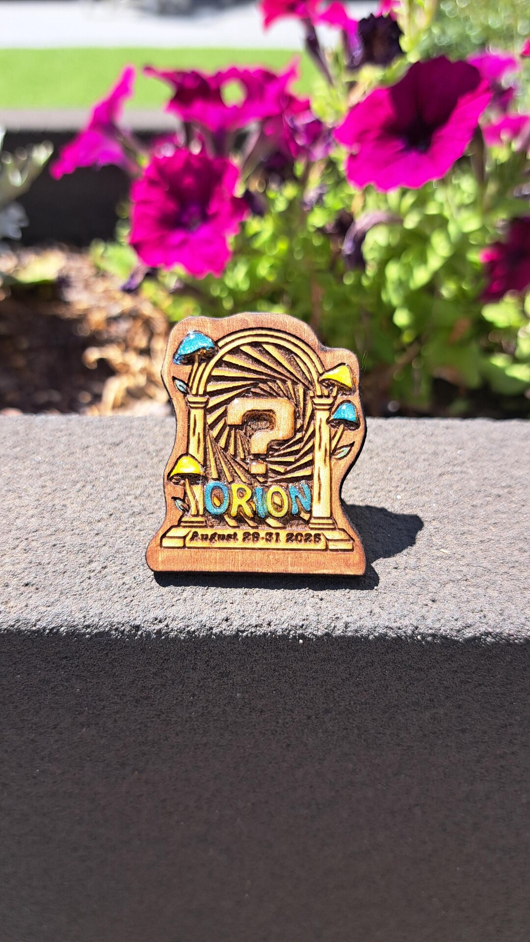 Tipper Orion Laser Engraved Wooden Pin, Alabama Souvenir - Etsy