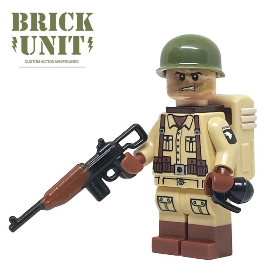 WW2 US Army 101st Airborne Paratrooper Custom Minifigure - Etsy