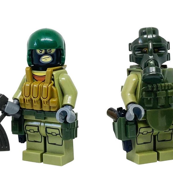 Russian Soldier Legos - Etsy