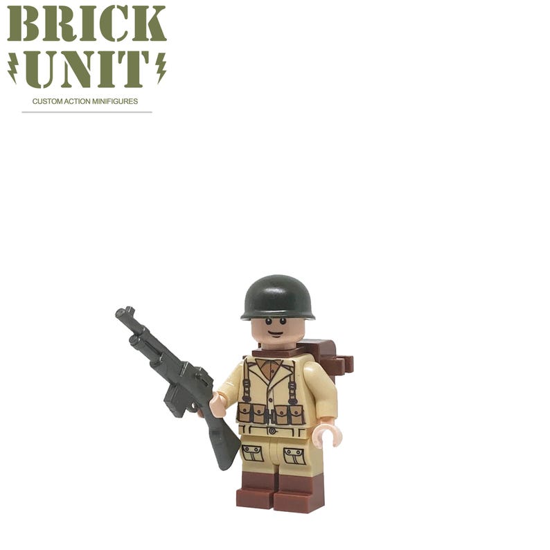WW2 US Army BAR Gunner LF Custom Minifigure - Etsy Australia