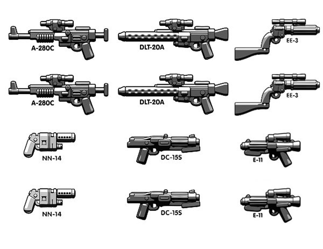 Brickarms Blaster Weapon Pack - Etsy UK