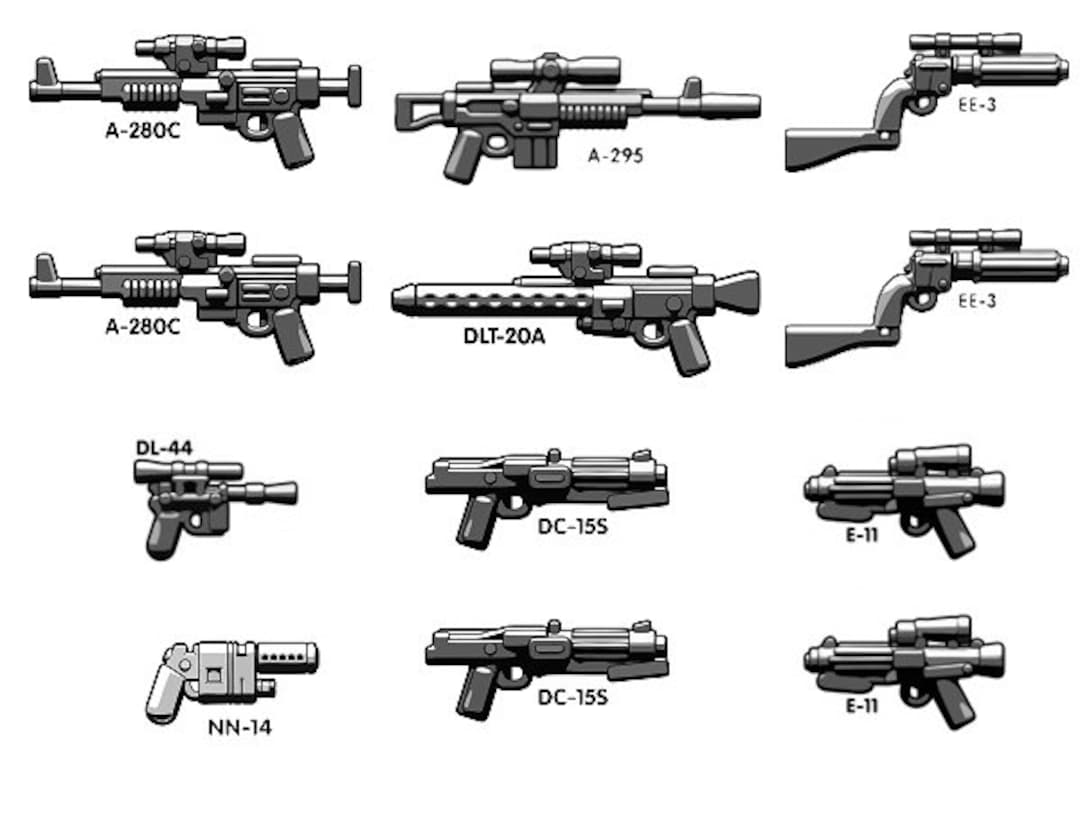 Brickarms Blaster Weapon Pack V2 - Etsy UK