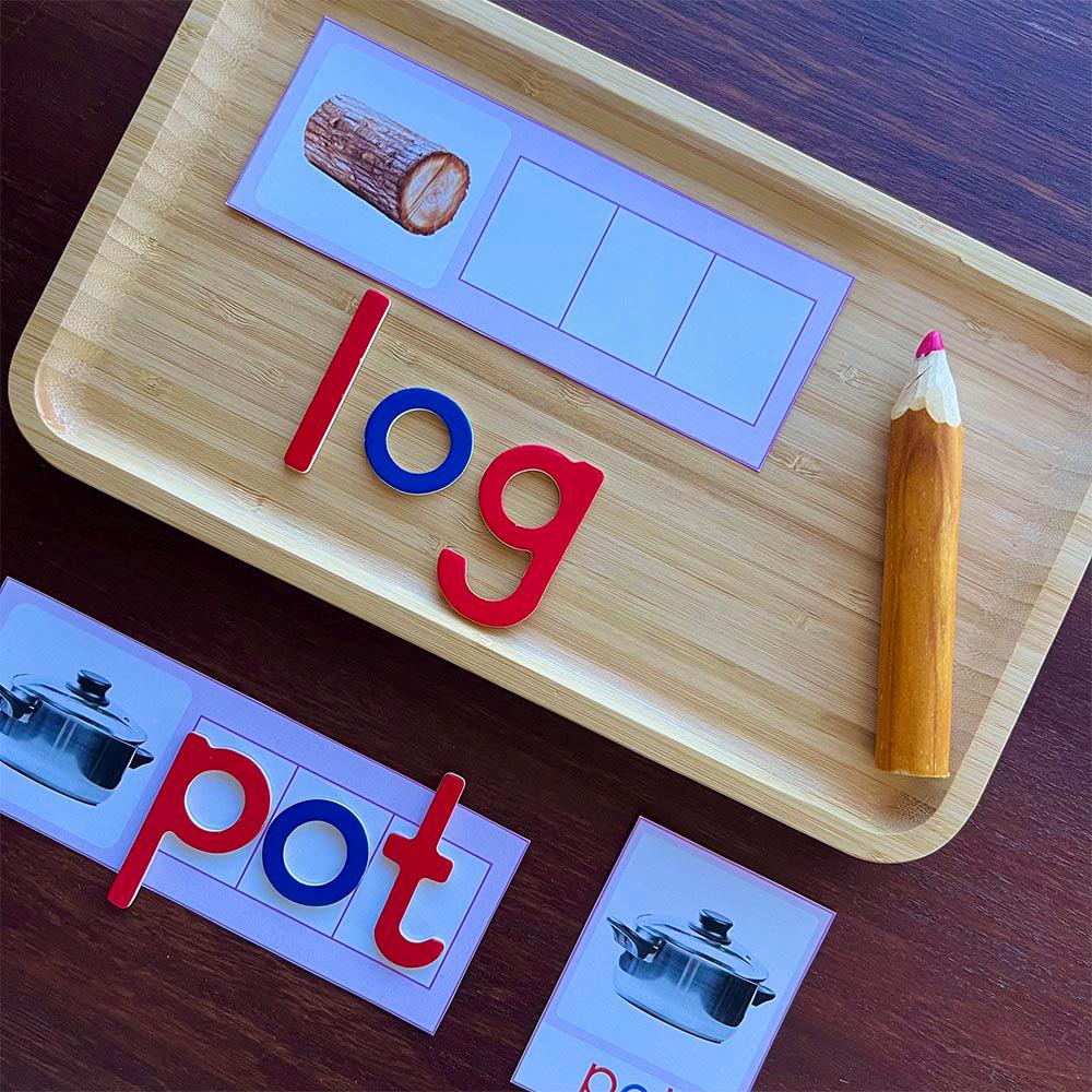 Montessori Pink Series Writing Pink Series CVC Words Cards Montessori ...