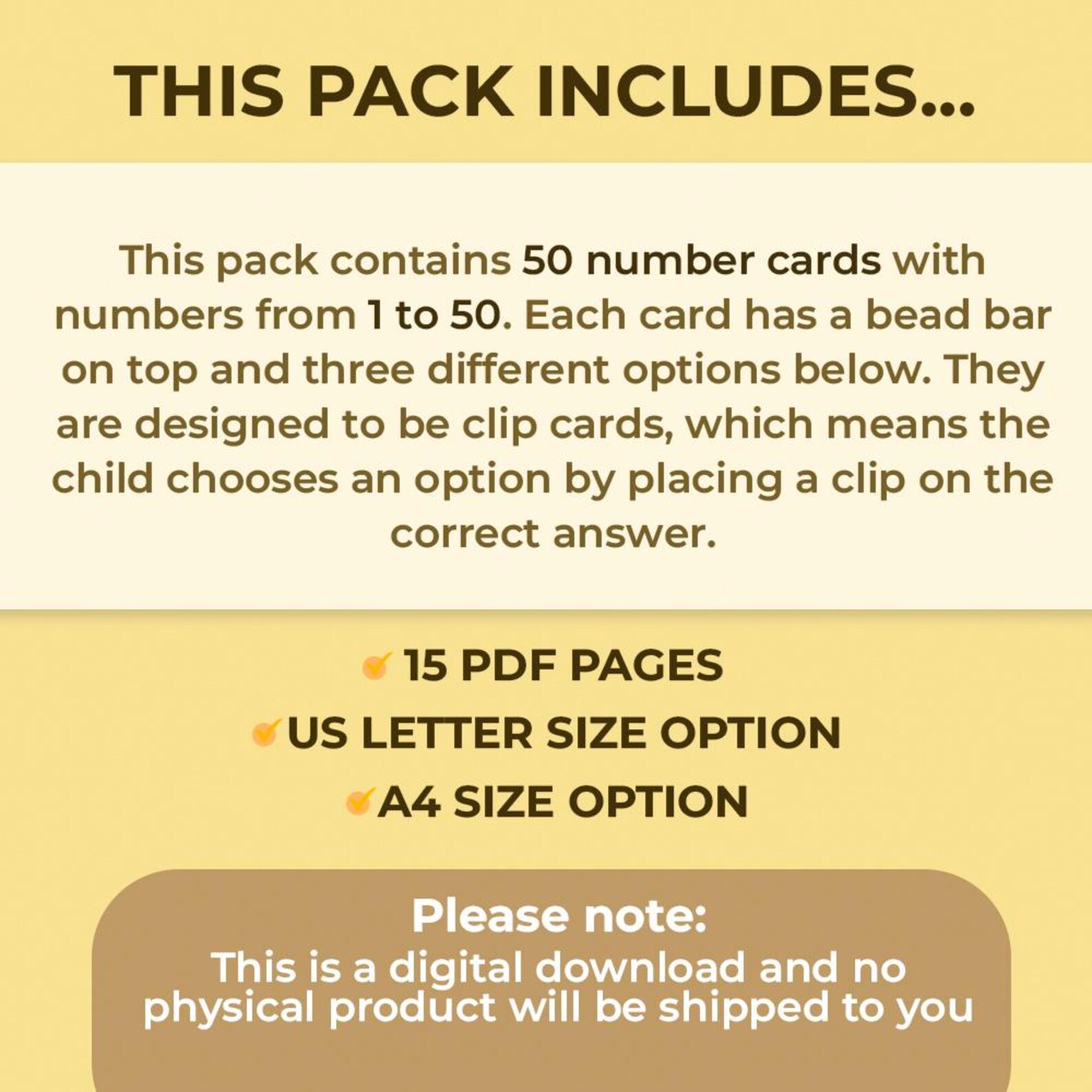 Montessori Beads Clip Cards Montessori Colored Beads Printable ...