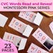 Montessori Pink Series Read and Reveal Pink Series Montessori CVC Words ...