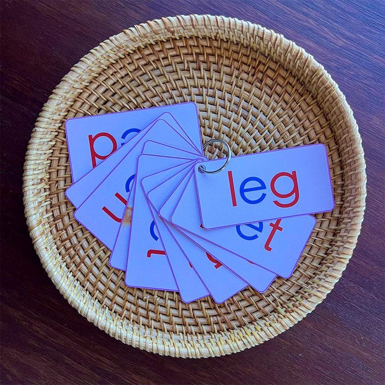 Montessori Pink Series Word Booklets Pink Series CVC Words Booklets ...