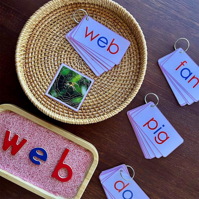 Montessori Pink Series Word Booklets Pink Series CVC Words Booklets ...