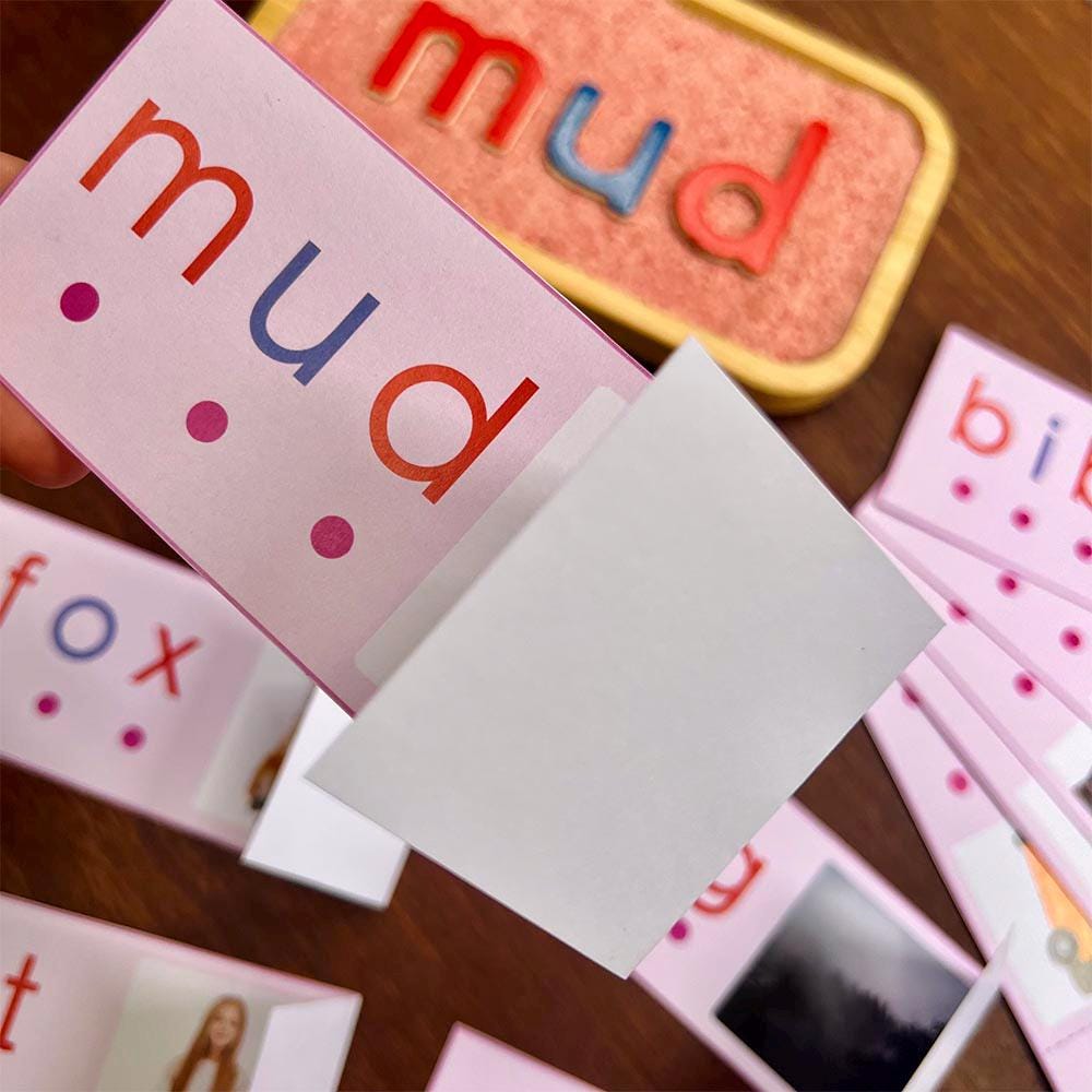 Montessori Pink Series Read and Reveal Pink Series Montessori CVC Words ...