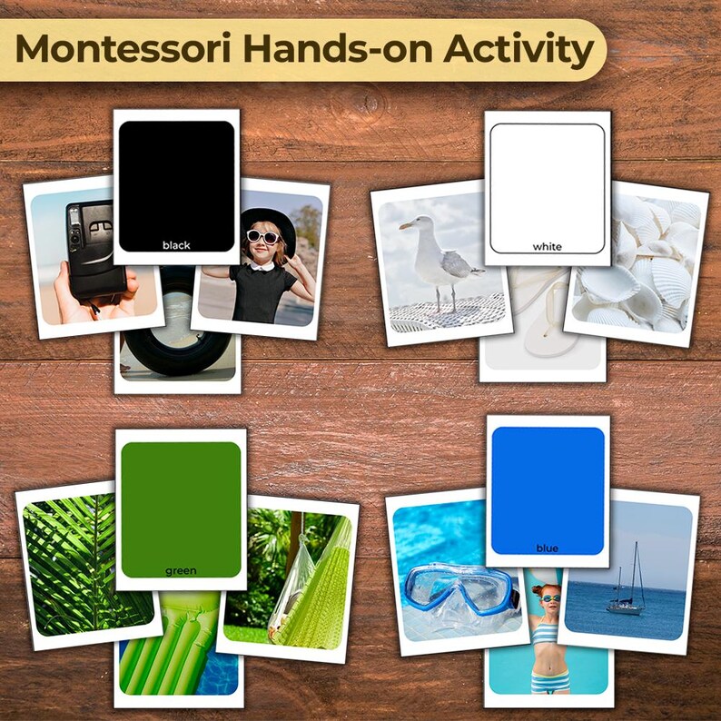 Four Seasons Matching Activity Bundle Color Sorting Activity Game ...