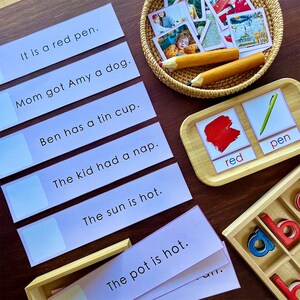 Montessori Pink Series Montessori Reading Practice Montessori Reading ...