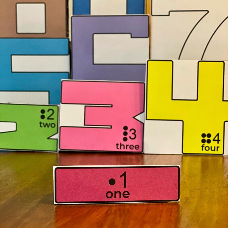 Numbers 1-10 Counting Practice Number Blocks Montessori Numbers ...