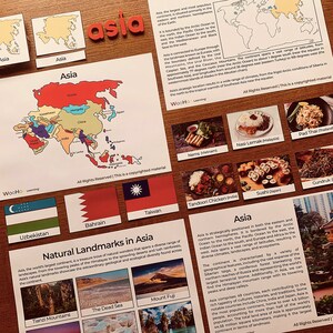 7 Continents Unit Study Montessori Geography Activities Montessori ...