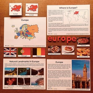 7 Continents Unit Study Montessori Geography Activities Montessori ...