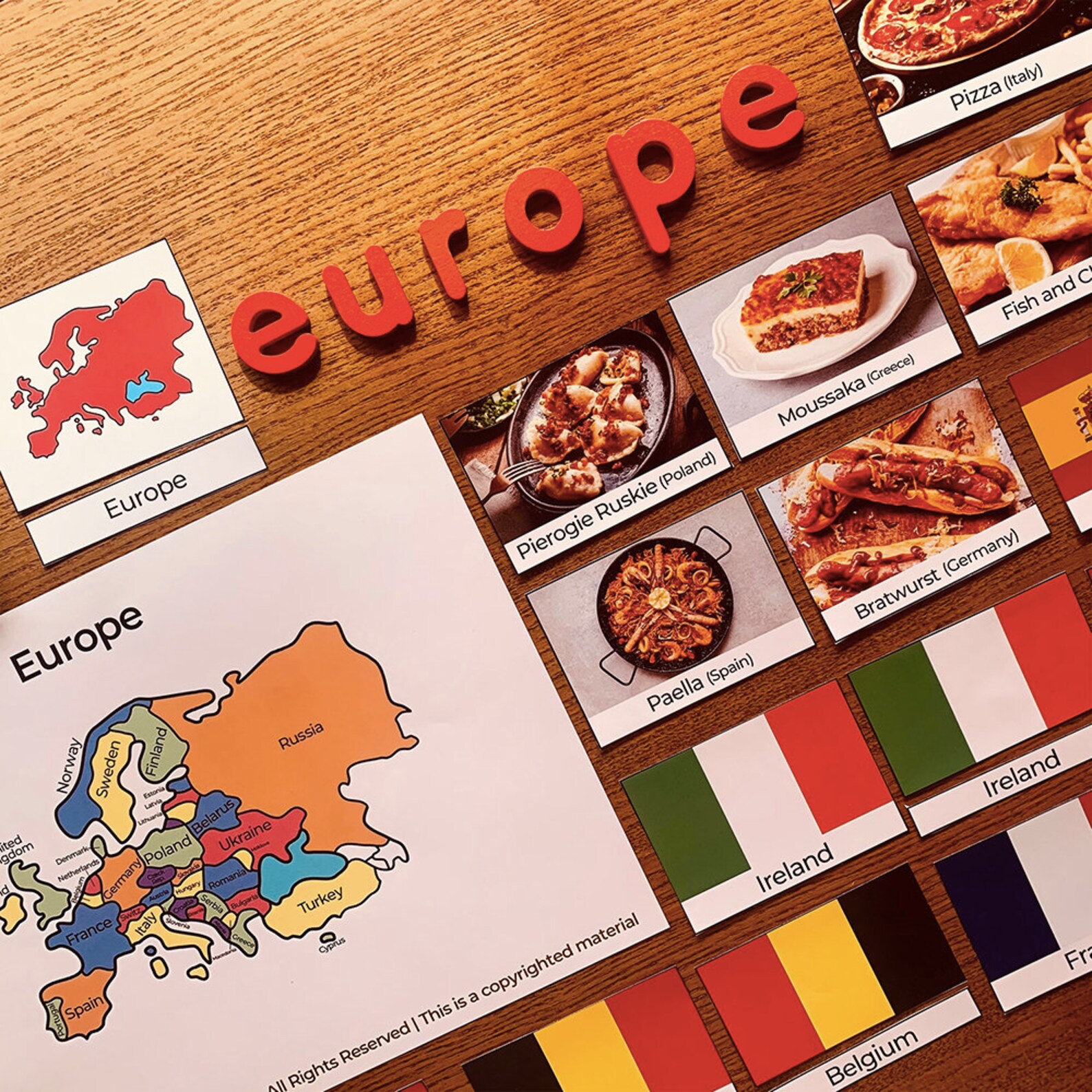 Europe Unit Study Countries of Europe Continent Study 7 Continents ...