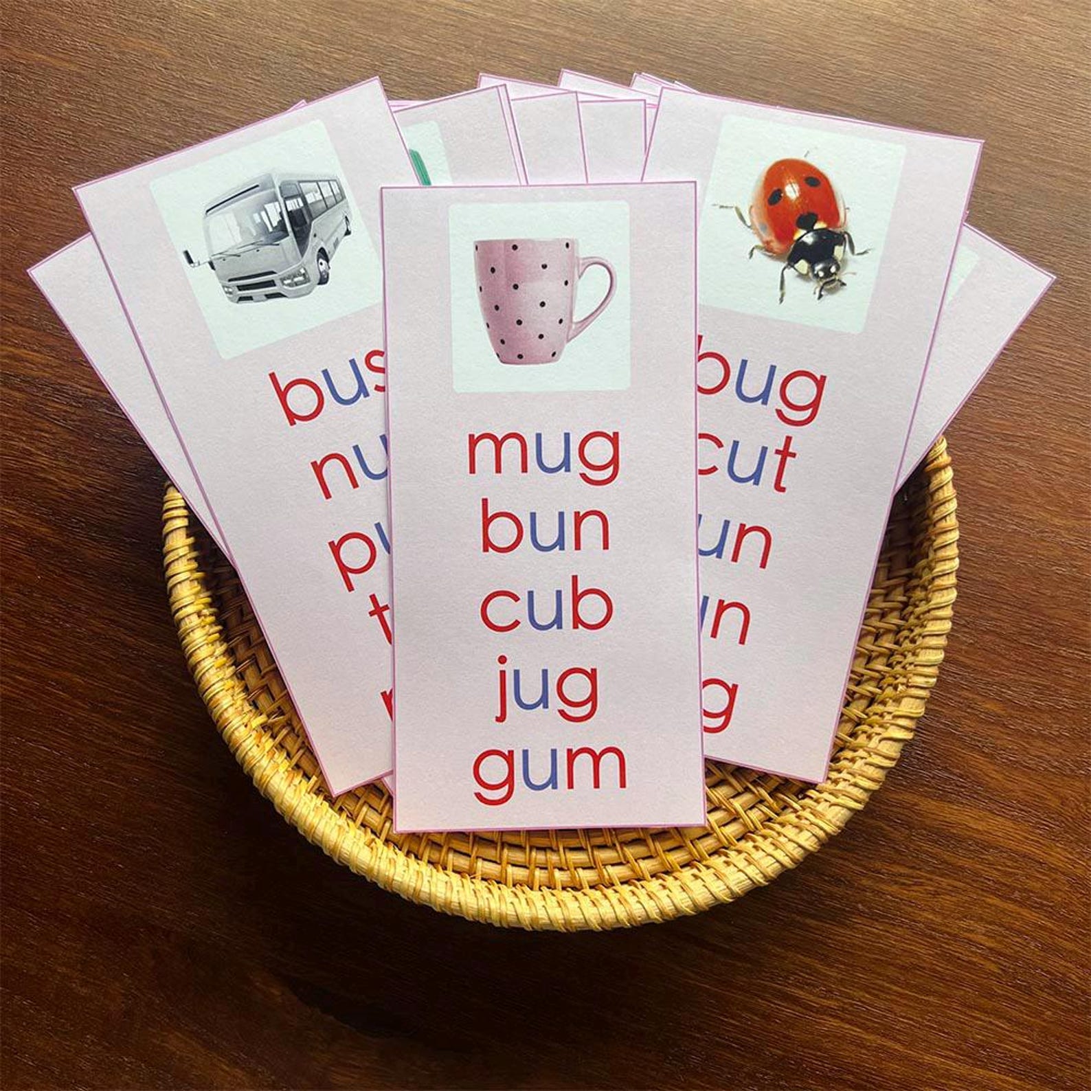 Montessori Pink Series Words Lists Pink Series Montessori CVC Words ...