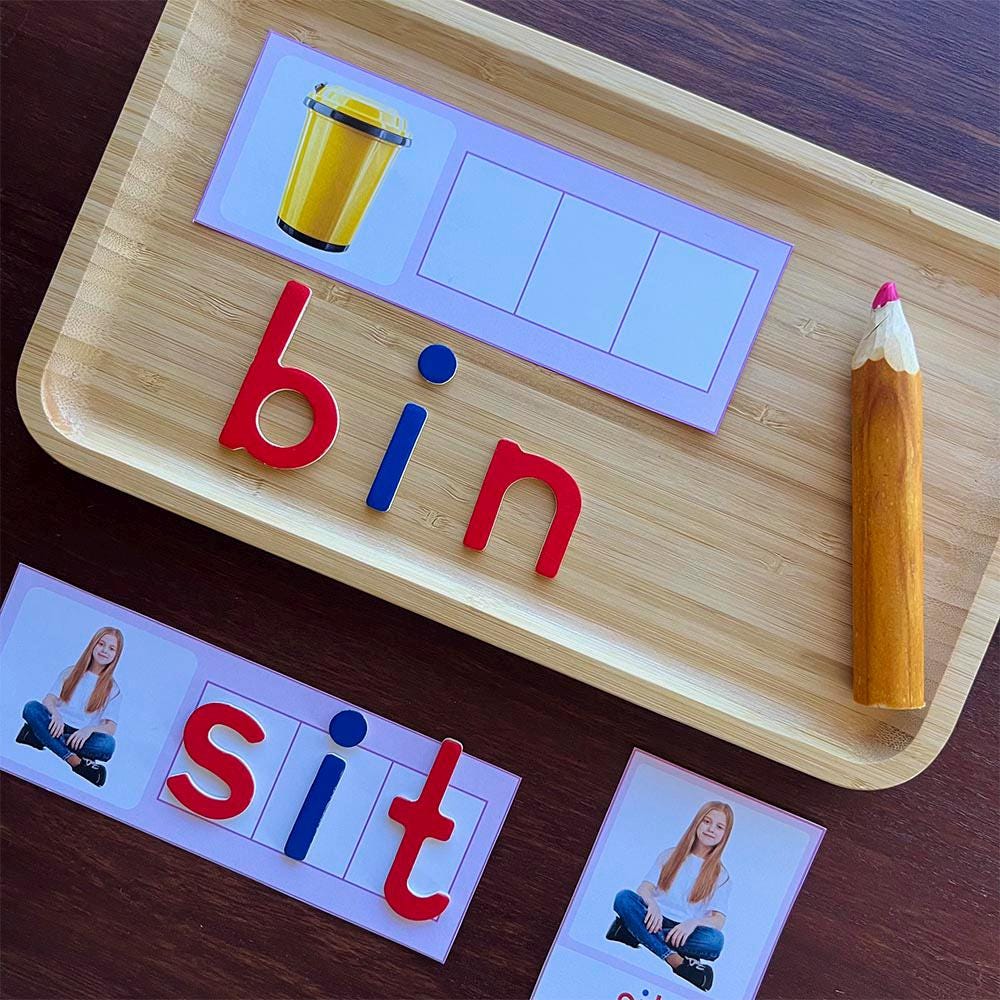 Montessori Pink Series Writing Pink Series CVC Words Cards Montessori ...