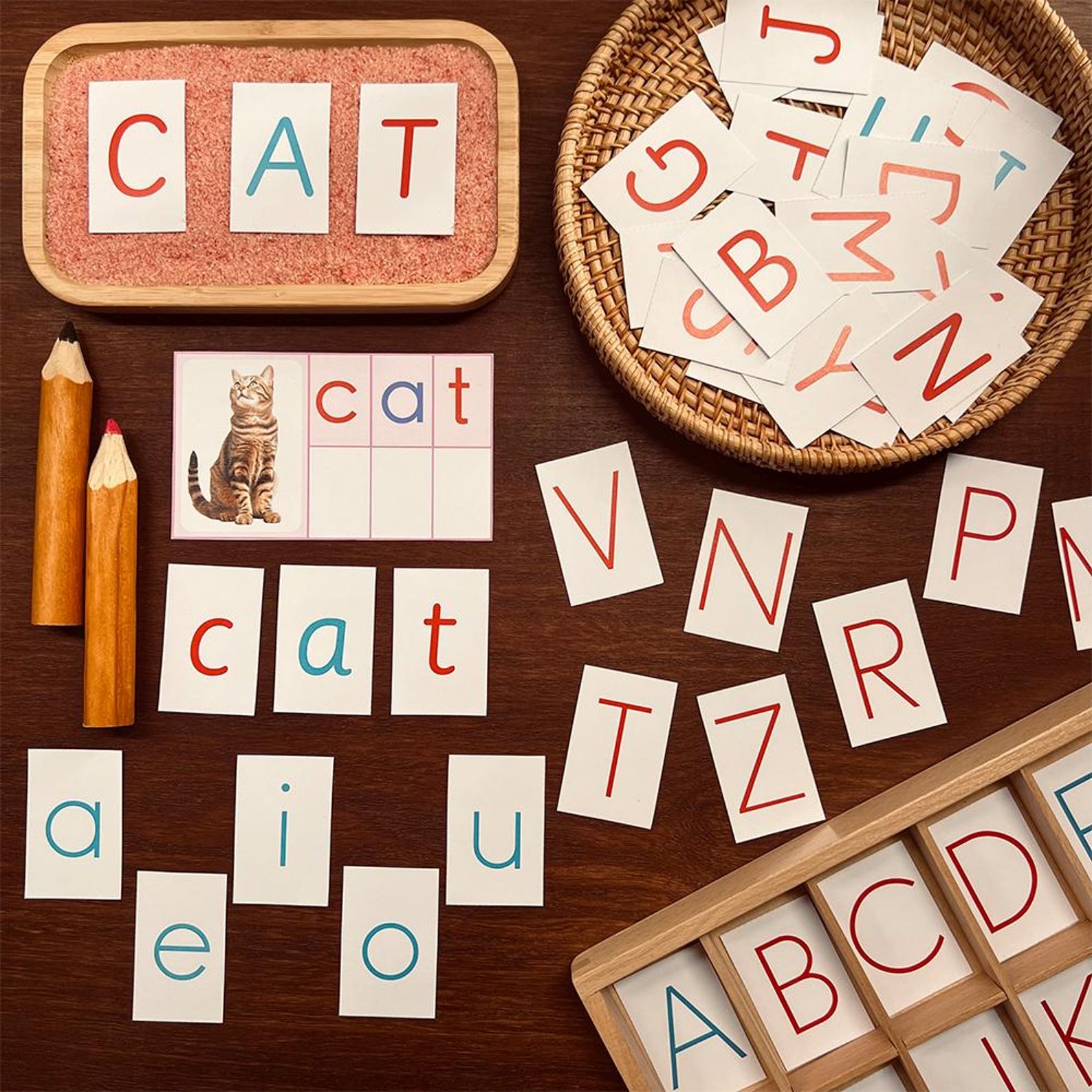 Montessori Movable Alphabet Printable Alphabet Digital Alphabet ...