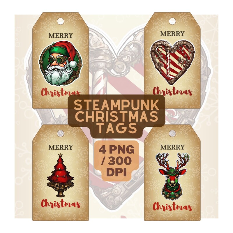 Steampunk Tags - Etsy