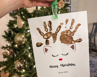 Reindeer Handprint Craft, ,kids Crafts, Winter Crafts, Holiday Crafts ...