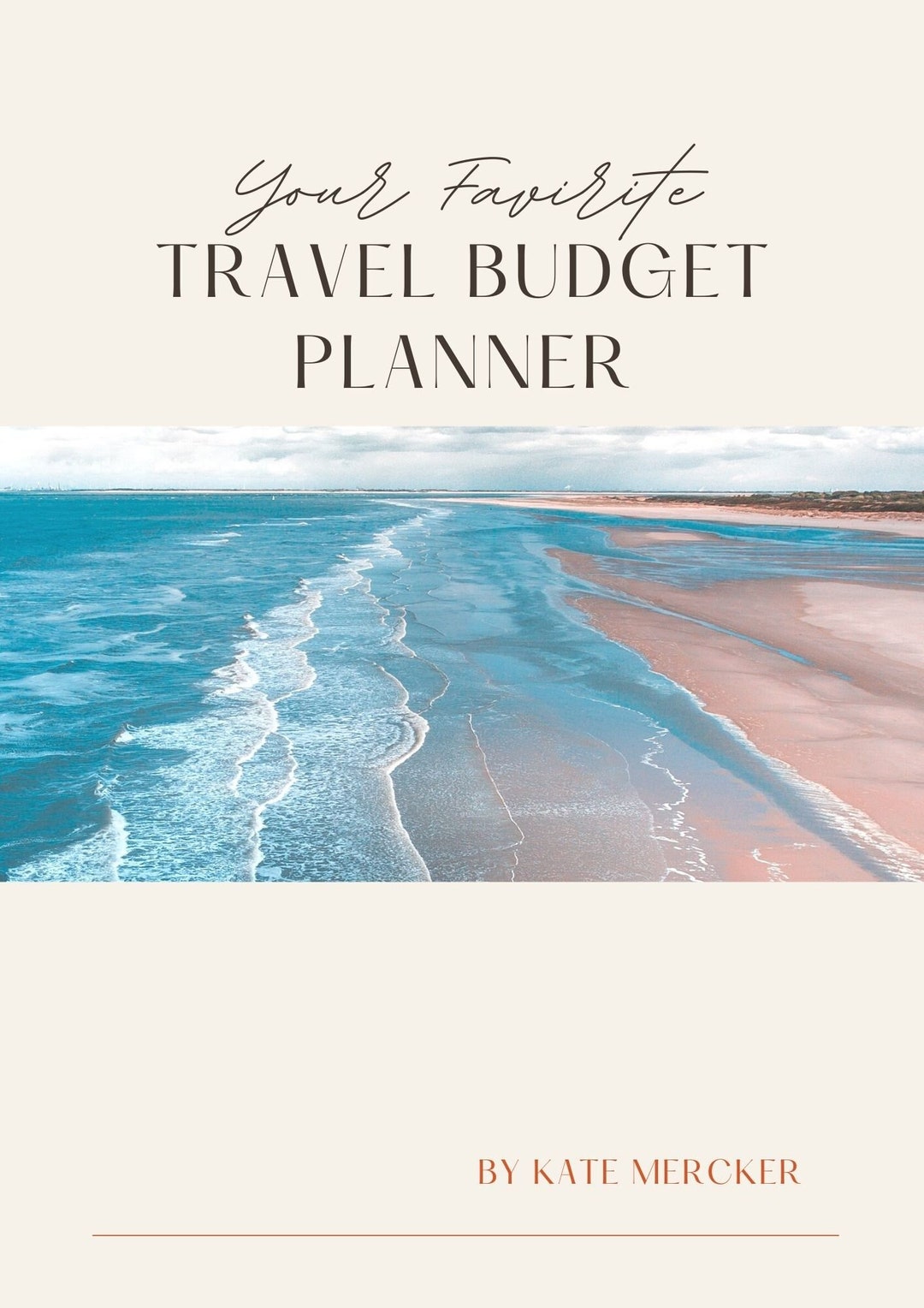 Printable Travel Budget Planner - Etsy