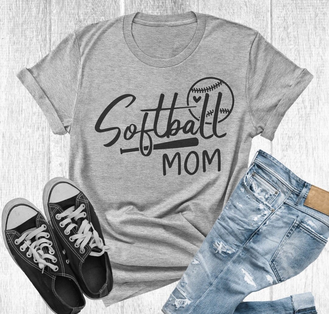 Softball Mom Shirt, Softball Shirt, Gift for Mom, Sports Mom Shirt, Mom ...