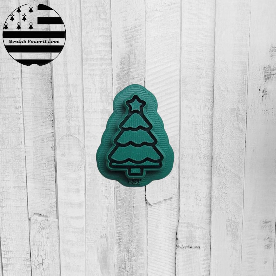 Christmas Tree Cookie Cutter | Clay Cutter | DIY Clay Cutter | Polymer ...