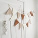 EARTH TONE Bunting Banner, Cotton Flags for Nursery, Garland Wall Decor ...