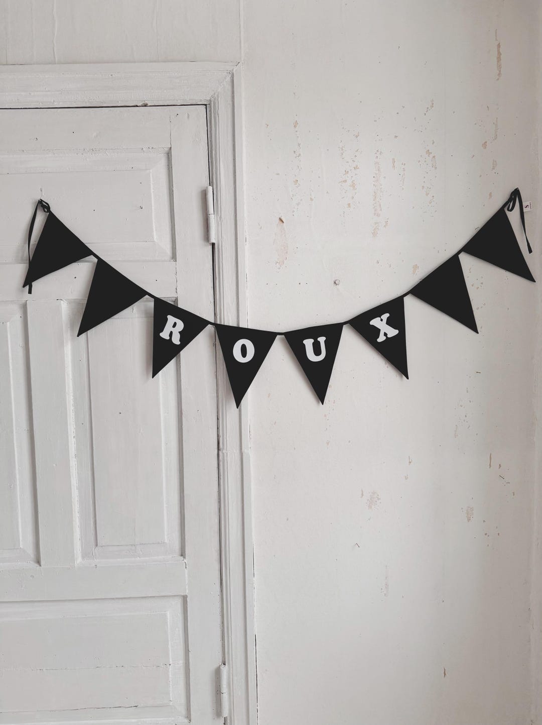 Custom Bunting Banner With Name, Personalized Pennant Chain, Fabric ...