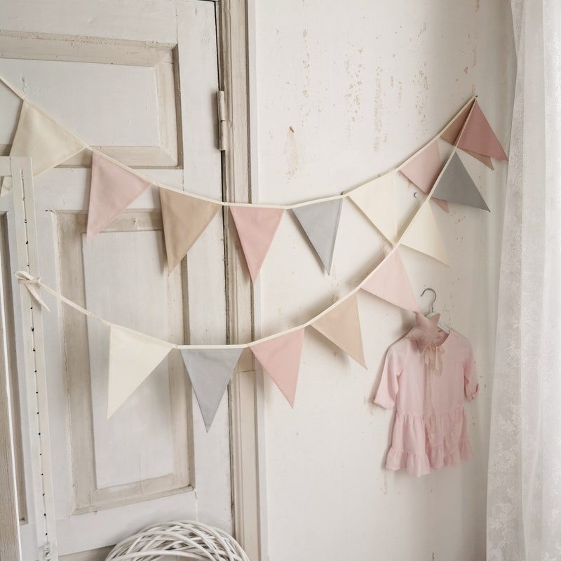 Pastel Bunting - Etsy