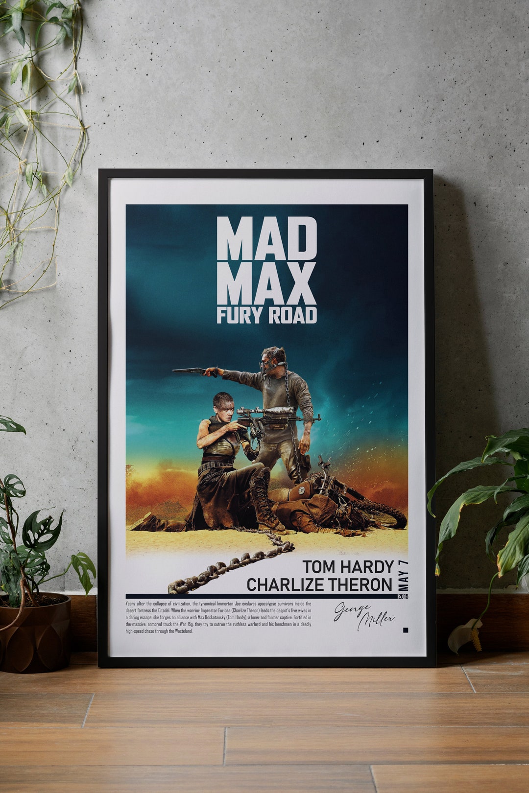 The Mad Max Fury Road Poster 35X50 - Etsy