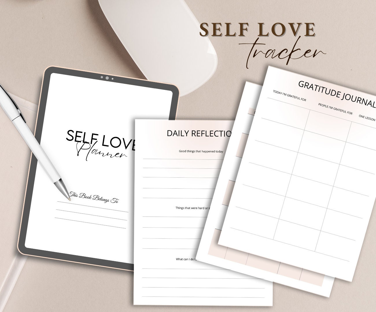 Self Care Journal Self Confidence Planner Wellness - Etsy