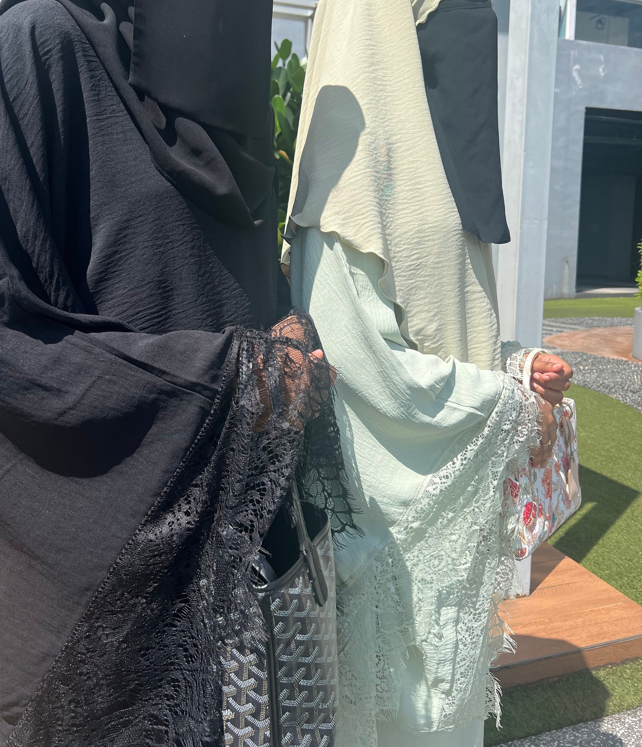 Two-piece Malaysian Style Event Set / Lace Two Piece / Abaya Two Piece / Abaya for Women / Abaya ...