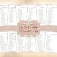 Printable 250 Unique Drawing Prompts | Inspiration for Artists ...