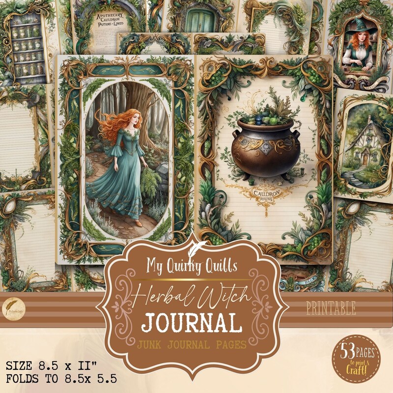 Writing Pages Witch - Etsy