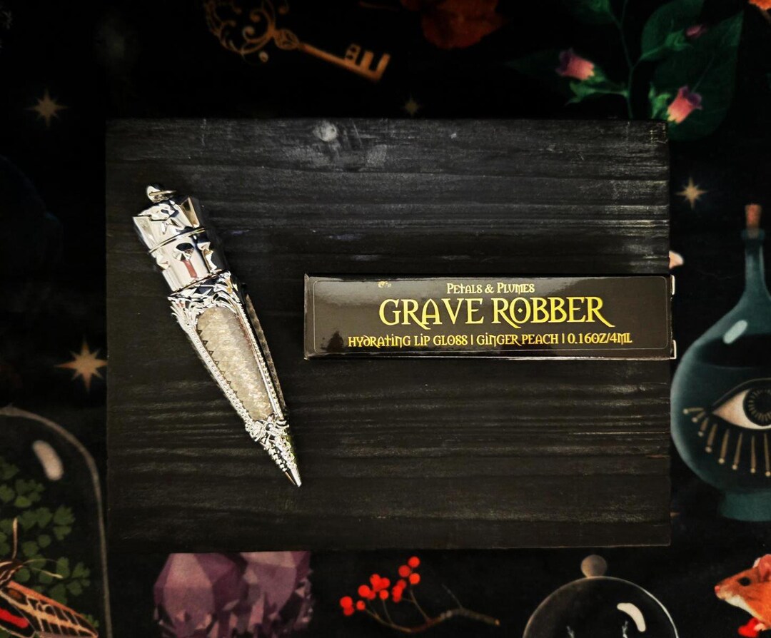 Grave Robber Lip Gloss | Ginger Peach | Iridescent Gold | Shimmer ...