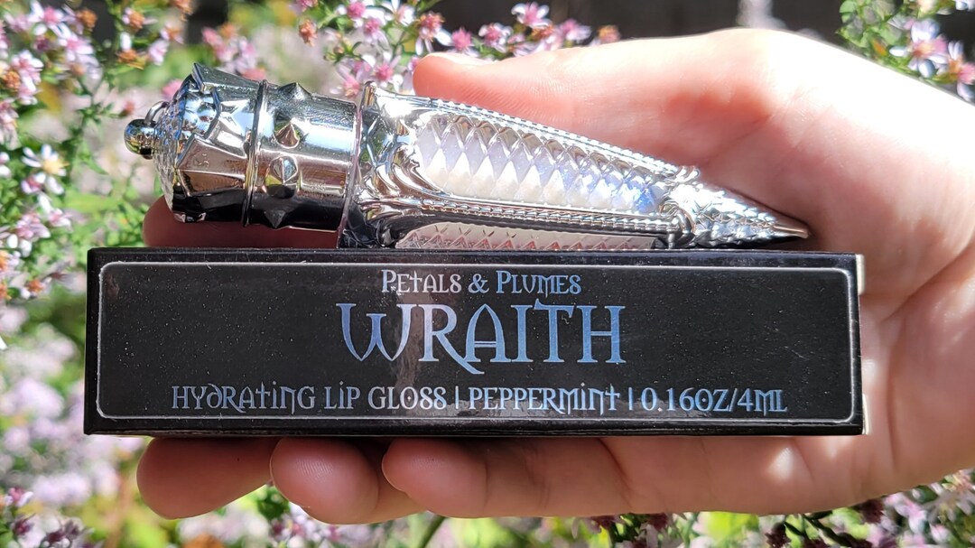 Wraith Lip Gloss Peppermint Iridescent Blue Witchy Makeup Witchy Lip ...
