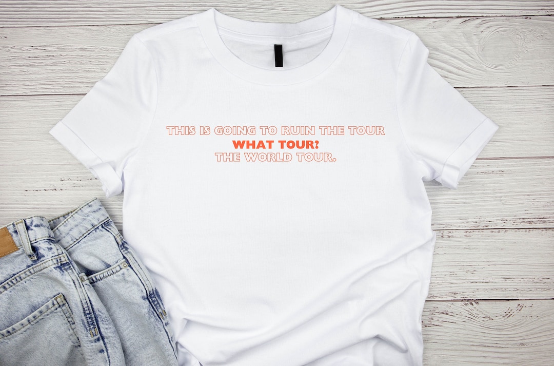 Justin Timberlake "this is Going to Ruin the World Tour" Meme T-shirt ...