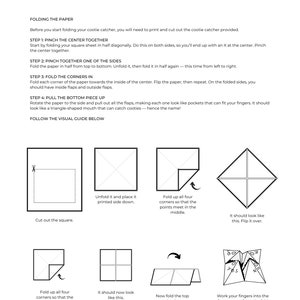 Color and Laugh Fortune Teller / Cootie Catcher for Kids - Etsy