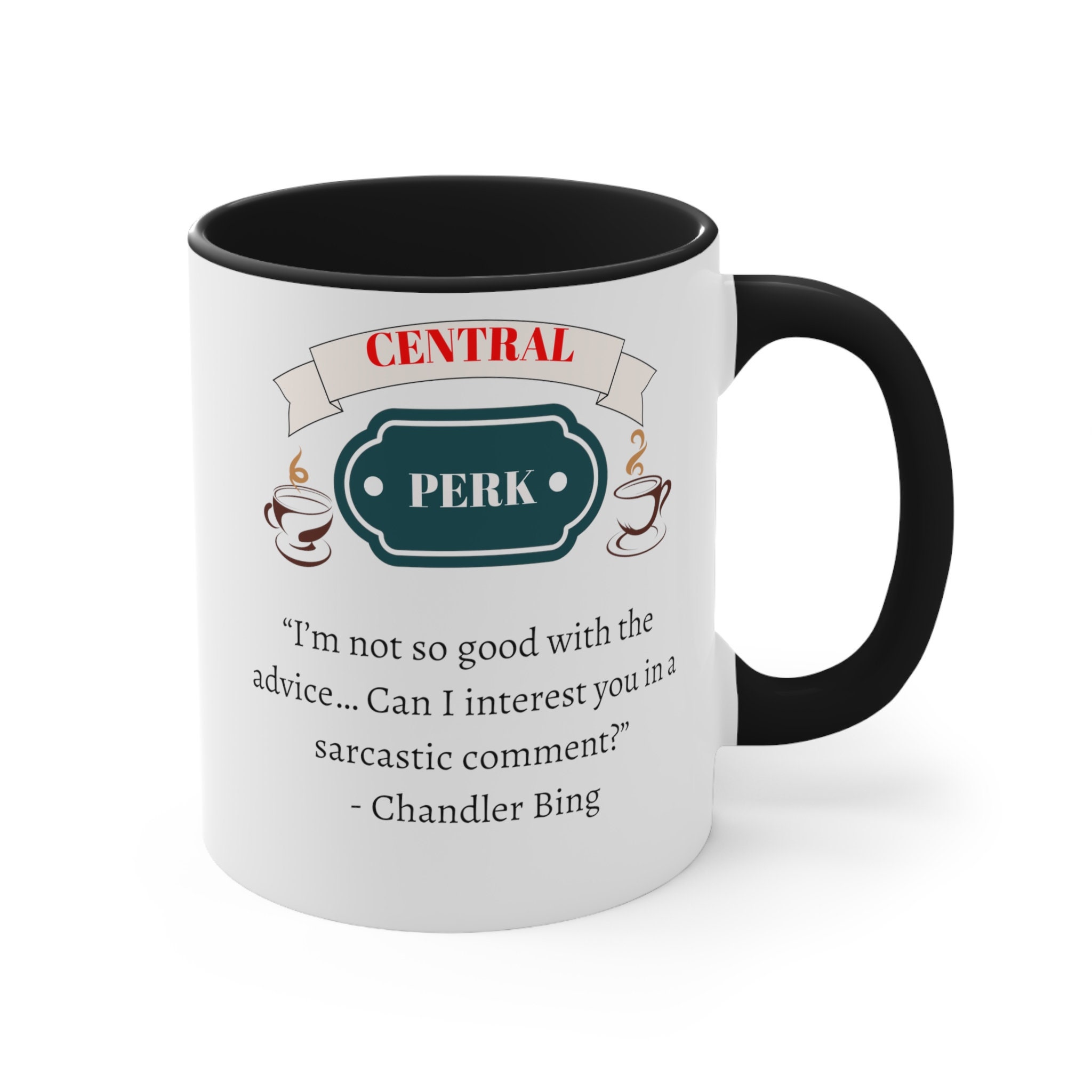 Central Perk Chandler Bing Accent Coffee Mug, 11oz - Etsy
