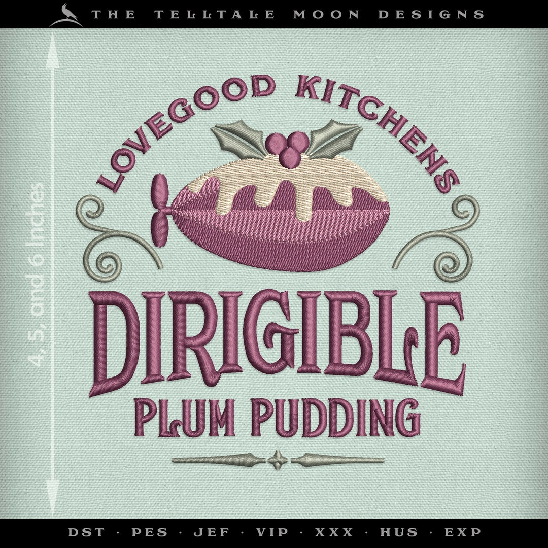 Embroidery: Magical "plum Pudding" Design Set - 4, 5, 6 Inches - Four ...