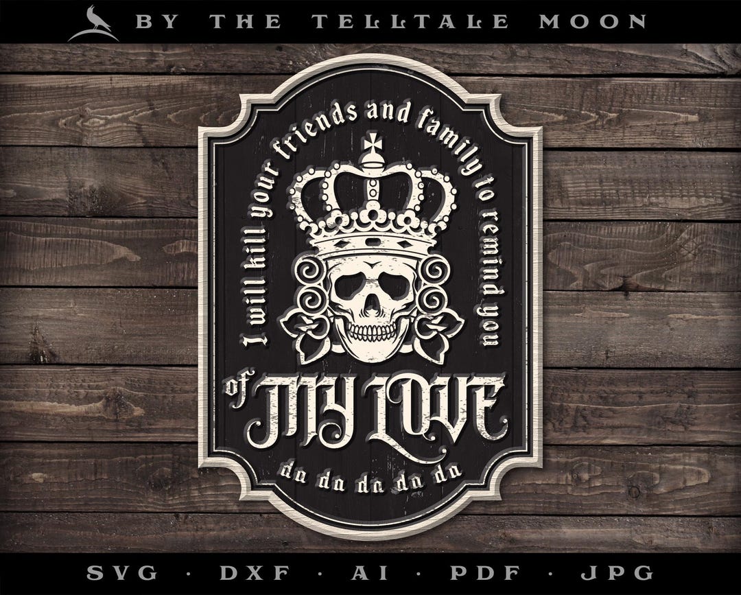 Hamilton Inspired Art: Gothic Skull & Crown - "message From the King ...