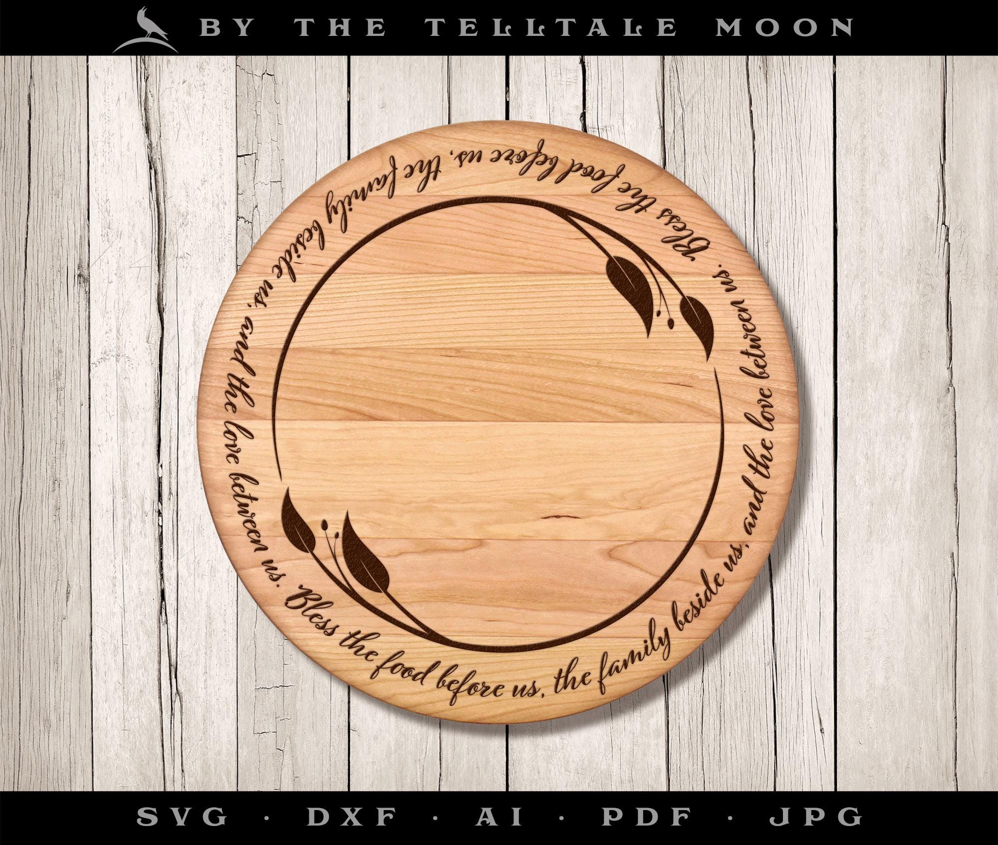 Cutting Board Script Designs: Seamless Laser Etch Files (digital File ...
