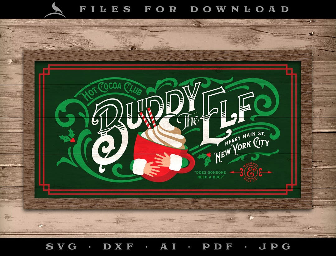 Buddy's Cocoa Club Art & Cut Files: Vintage Vector Designs (digital ...