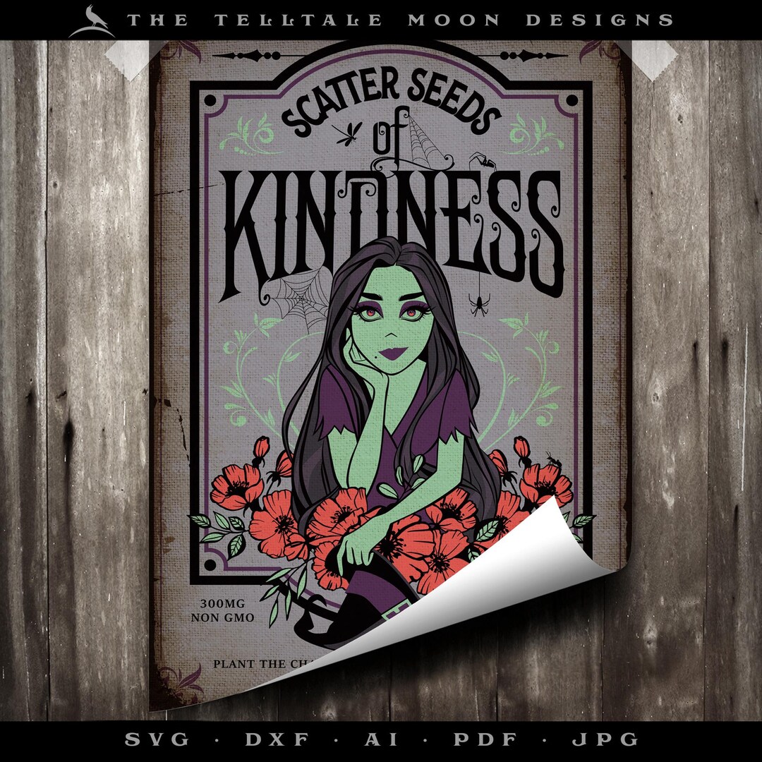 Art & Cut Files: "scatter Seeds of Kindness" Wicked Witch Design Set ...