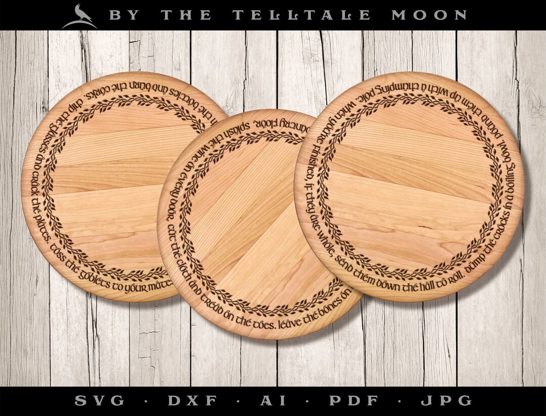 Art & Etch Files: THREE Tolkien-inspired "blunt the Knives" Lyric ...